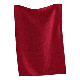 26"L x 18"W Classic Red Cotton Waffle Weave Dishtowel Kitchen Towel Red ...