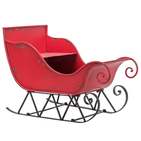 A&B Home Iron Santa Sleigh Figurine - Bed Bath & Beyond - 36812746