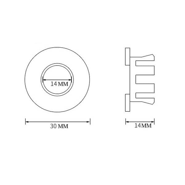 Solid Brass Overflow Ring Cover Caps for Bathroom Sink - N/A - Bed Bath ...