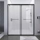 Shatterproof Laminated Glass Ultra Smooth Shower Door(Grid Mesh) - Bed ...