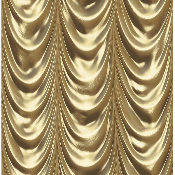 Seabrook Designs Braelyn Draped Swags Unpasted Wallpaper - Bed Bath ...