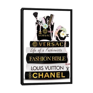 iCanvas "Fashion Fry Purse & Fashion Book Stack" by Pomaikai Barron ...