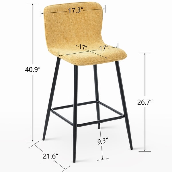 Abina Counter Height Bar Stools Set of 2 - Bed Bath & Beyond - 40309422