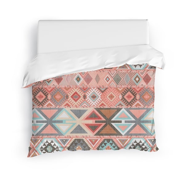 AZTEC TRIBAL PINK Duvet Cover By Kavka Designs - Bed Bath & Beyond ...
