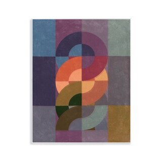 Stupell Modern Interlocking Circles Wall Plaque Art Design By Victoria ...