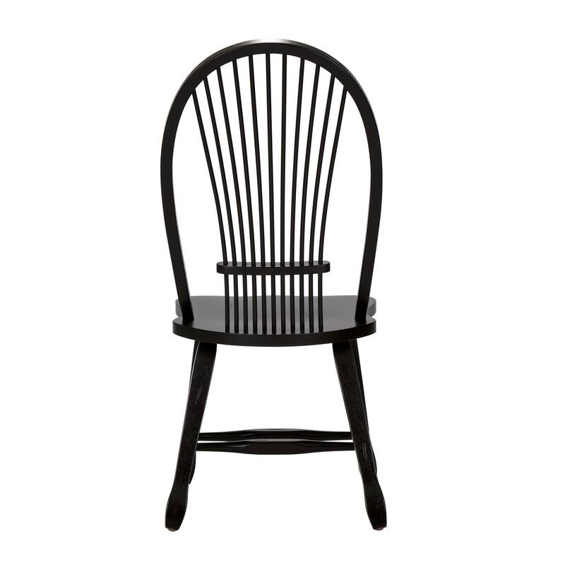 Treasures Rustic Black Sheaf Back Dining Chair (Set of 2) - Overstock ...