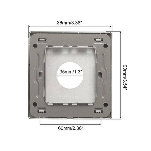 Grommet Wall Plate PC Decoration Wall Panel with 1.3 Inch Cable Through ...