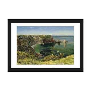 iCanvas "Anstey's Cove, Devon, 1854 " by John William Inchbold - Bed ...