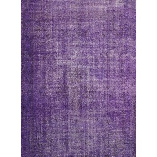 Ahgly Company Machine Washable Contemporary Bright Grape Purple Area ...