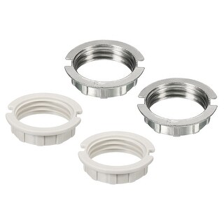 G9 Light Socket Rings Lamp M20 Shade Holder Ring White Zinc Alloy - Bed ...