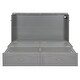 Queen MDF & Plywood Murphy Wall Bed with Pulley Structure & USB Ports ...