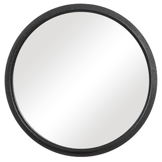 Log Mosaic Natural Wooden Round Wall Mirror - On Sale - Bed Bath ...