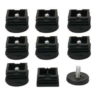 Furniture Table Adjustable Leg Base Tube Inserts Leveling Feet 8 Sets ...