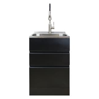 Transolid TRS_TC2D-2222 Contemporary Laundry Cabinet 21-13/16" Free ...