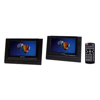 Craig 7-Inch TFT Dual Screen Portable DVD Player, Black - As Pictured ...
