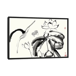 iCanvas "Lotus Study III" by Nan Rae Framed Canvas Print - Bed Bath ...