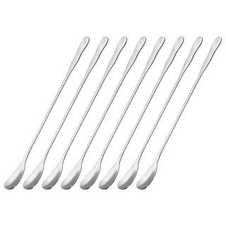 Stainless Steel Stirring Spoon, 8Pcs 7.87-Inch Long Handle Spoon ...