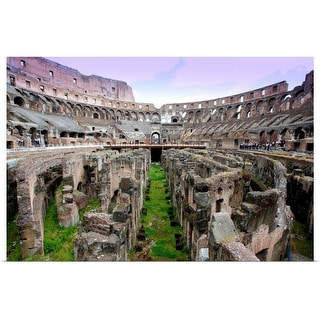 "Interior of the Colosseum at Rome" Poster Print - Multi - Bed Bath ...