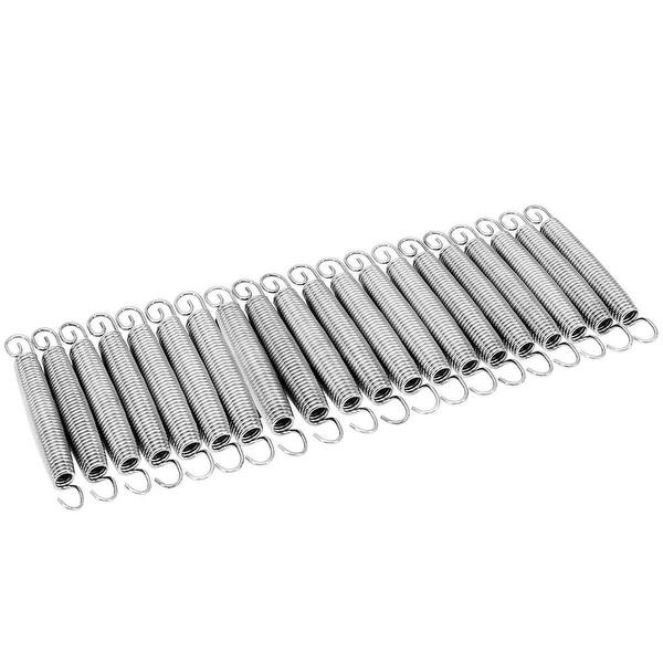 20 pcs 7" Heavy-Duty Galvanized Steel Trampoline Springs Replacement ...