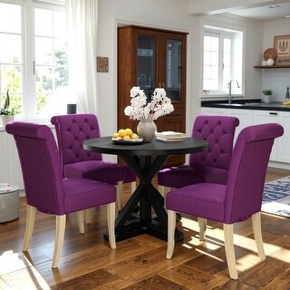 Banff Breakfast Nook, 5-piece Dining Set, Purple - Bed Bath & Beyond ...