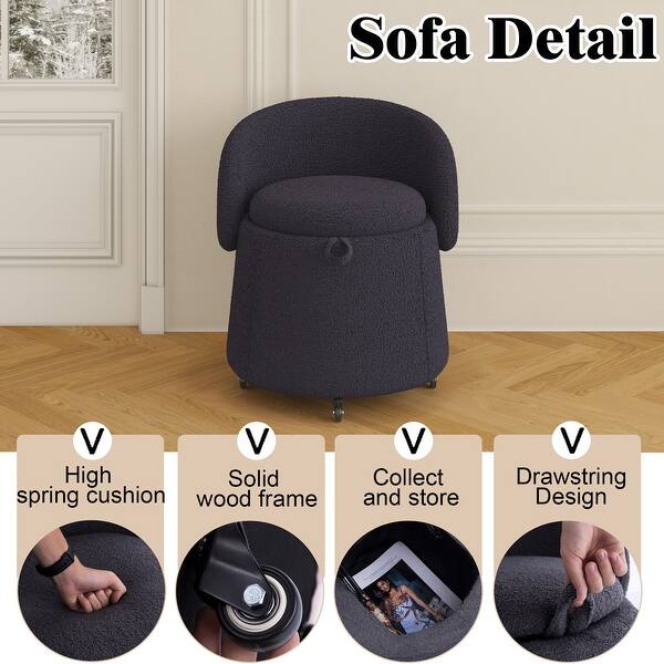 Movable Design，Multi-Functional Storage Stool，Stylish Bedroom，Living ...