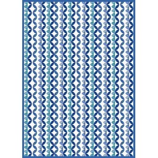 Waves Outdoor/Indoor Vinyl Area Rug - Bed Bath & Beyond - 32702195