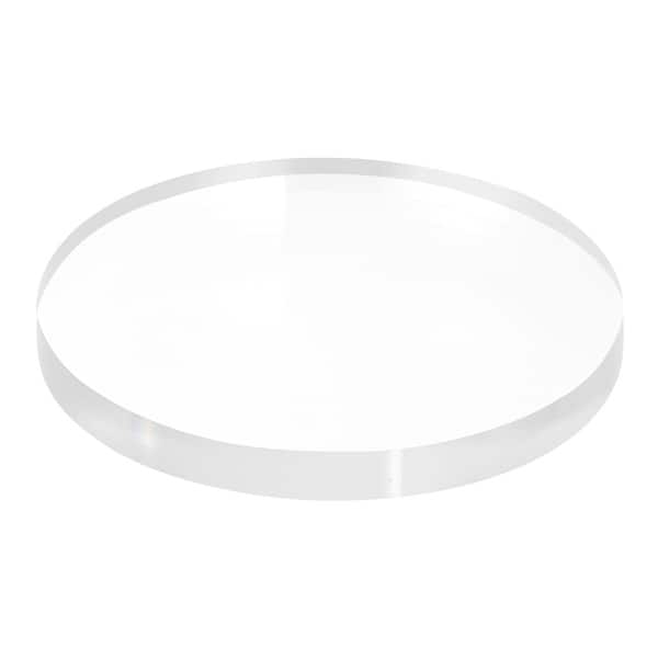 Clear Acrylic Solid Cylinder Round Display Riser, 0.6 Inches x 5.9 ...