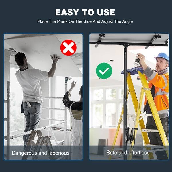 11FT Lift Drywall Panel Hoist Jack for Ceiling - Bed Bath & Beyond ...