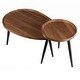 Round Oval Nesting Coffee Table Set - Bed Bath & Beyond - 37823033