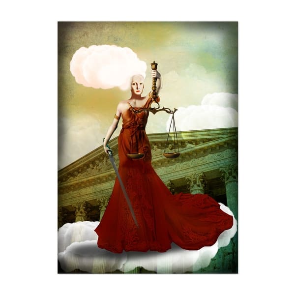 justice Collage Fantasy Humor Nature Surrealism Art Print/Poster - Bed ...