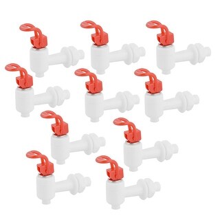 Office Plastic Replacement Push Type Water Stream Dispenser Tap 10Pcs ...