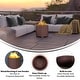 Commercial Grade Outdoor Smokeless Wood Burning Portable Fire Pit - 19. ...