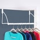 Over the Door Closet Valet with Hanging Bar Expandable 17" - 23.75" L x ...