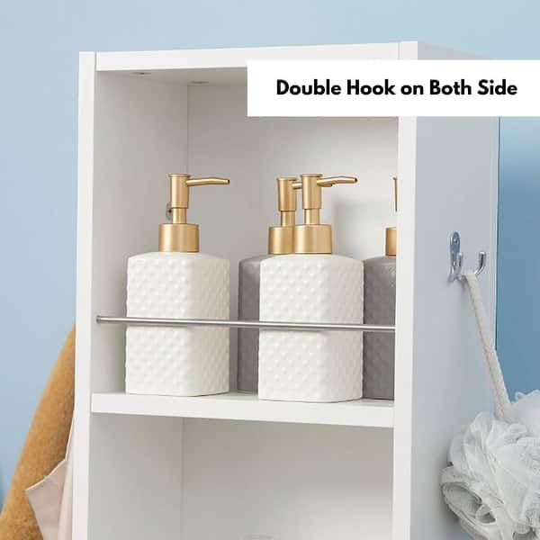 bathroom rotating shelf
