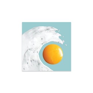 Egg Wave Print On Acrylic Glass by Jonas Loose - Bed Bath & Beyond ...