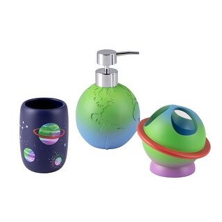 Starry Night 3pc Set Lotion Pump/Toothbrush Holder/Tumbler - 3pc bath ...