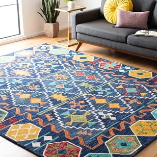 SAFAVIEH Handmade Aspen Evie Boho Tribal Wool Rug - Bed Bath & Beyond ...