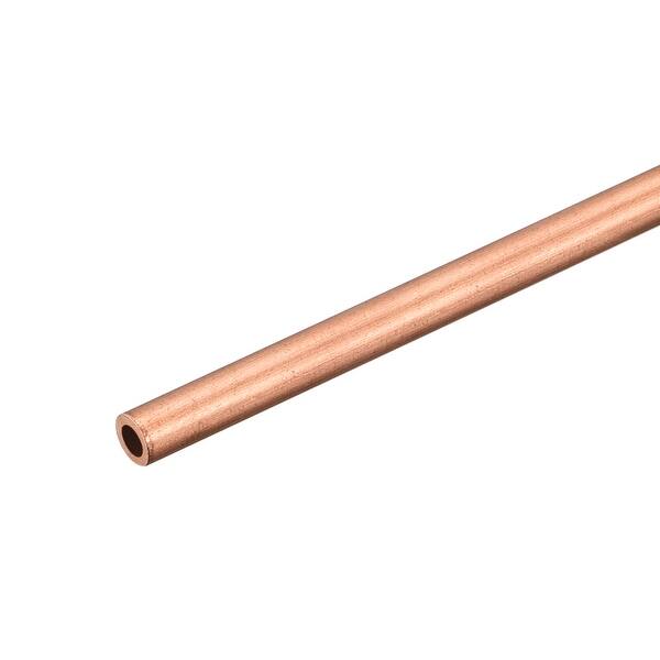 Copper Round Tube 4.5mm OD 1mm Wall Thickness 300mm Length Pipe Tubing ...