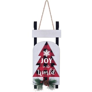 Tree Sled Wall Decor 19" - Bed Bath & Beyond - 41192812