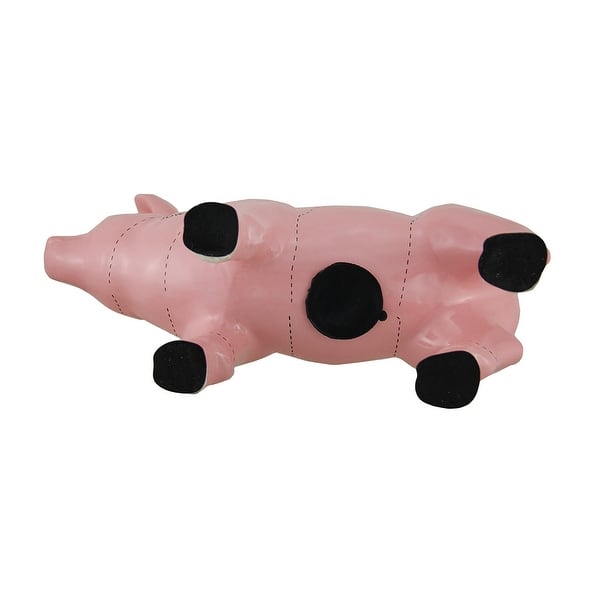 Pink Ceramic Pig Shaped Coin Bank Butcher Chart Piggy Bank - 6 X 10 X 3 ...