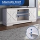 Farmhouse TV Stand for 65 Inch TV Media Console Entertainment Center ...