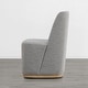 Spruce & Spring Brian Modern Dining Chairs with Casters&Wood Base Set ...