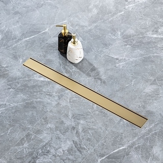 28"Linear Shower Grid with Tiled Stealth and 304 Stainless Steel ...