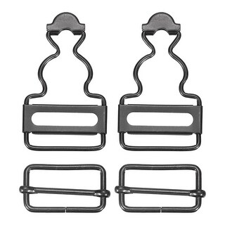 Overall Buckles, 2 Sets Retro Suspender Replacement Buckles - Bed Bath ...