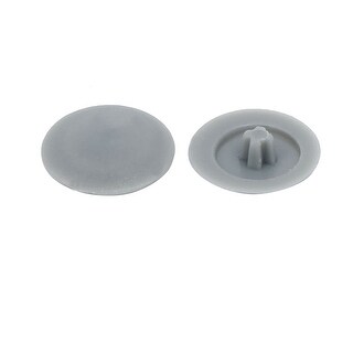 12mm Dia Plastic Phillips Screw Cap Hole Plugs Dust Proof Covers Gray ...