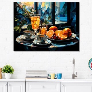 Designart "Morning Reflections I" Breakfast Wall Art - Bed Bath ...