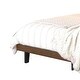 Vee Queen Size Platform Bed, Modern Low Profile Angled Legs, Natural ...
