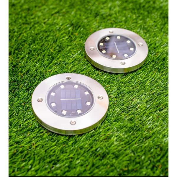 Solar Disk Pathway Light 2PK - On Sale - Bed Bath & Beyond - 31319444