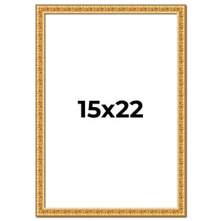 15x22 Frame Gold Real Wood Picture Frame Width 1 inches | Interior ...