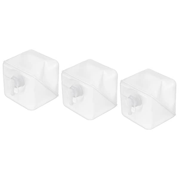 3Pcs 4 Liter LDPE Collapsible Water Container with Spigots and Sealing ...